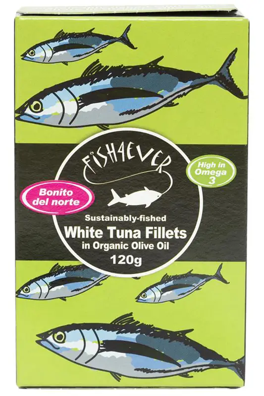 Organic White Tuna Fish in Olive Oil 120g (Fish4Ever) | Healthy Supplies