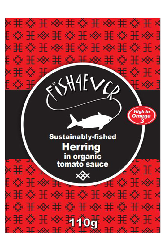 Organic Herring in Tomato Sauce 110g (Fish4Ever) | Healthy Supplies