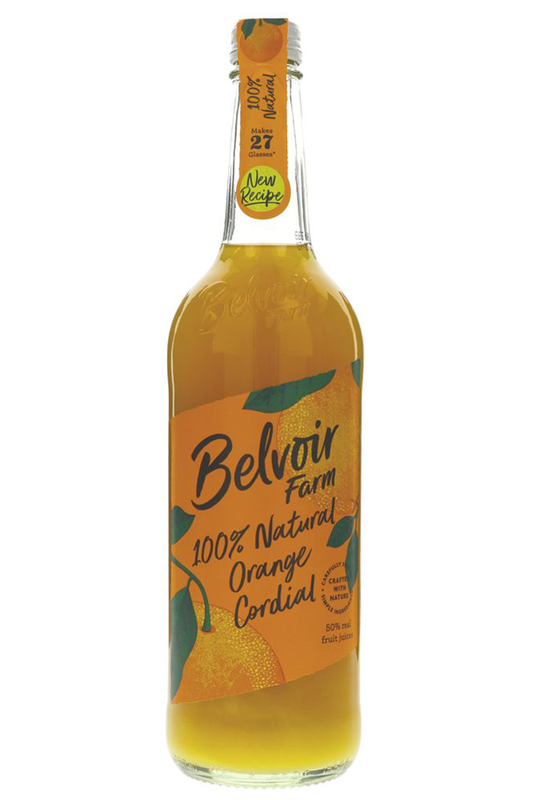 Orange Cordial 750ml (Belvoir) | Healthy Supplies