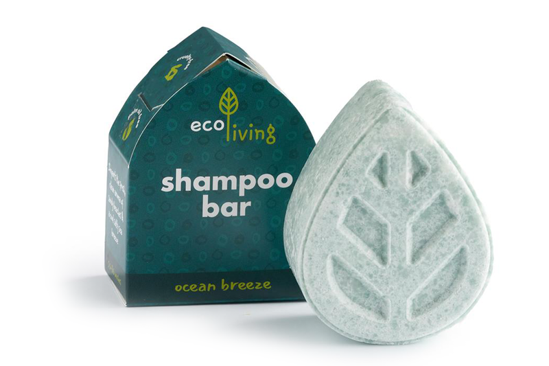 Organic Ocean Breeze Shampoo Bar 85g (Ecoliving) | Healthy Supplies