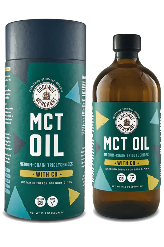 MCT Oil with C8 500ml (Coconut Merchant) | Healthy Supplies