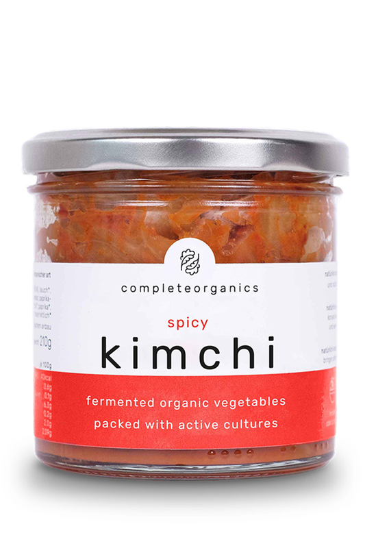 Organic Spicy Kimchi 220g (Completeorganics) | Healthy Supplies