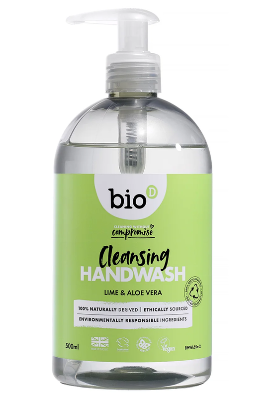 Lime & Aloe Vera Cleansing Hand Wash 500ml (Bio-D) | Healthy Supplies