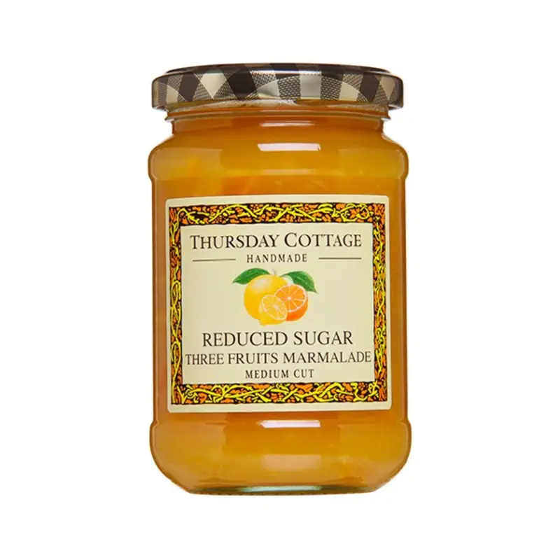 Reduced Sugar Three Fruit Marmalade 315g (Thursday Cottage) | Healthy ...