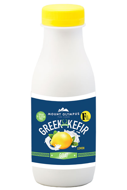 Greek Goats' Lemon Kefir 330ml (Mount Olympus) | Healthy Supplies