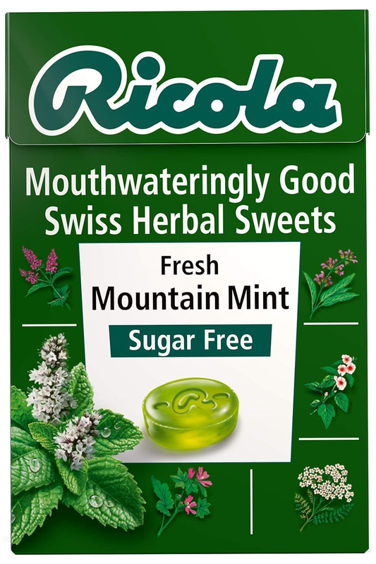 Mountain Mint Sugar Free Sweets 45g (Ricola) | Healthy Supplies