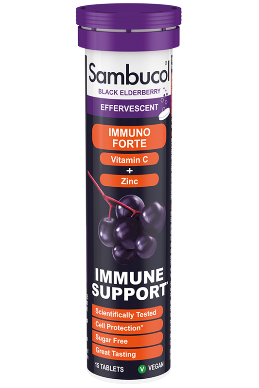 Immno Forte Effervescent 15 Tablets (Sambucol) | Healthy Supplies