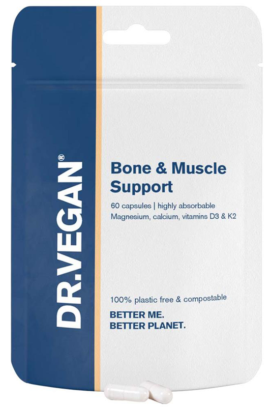 Bone & Muscle Support 60 Capsules (Dr Vegan) | Healthy Supplies