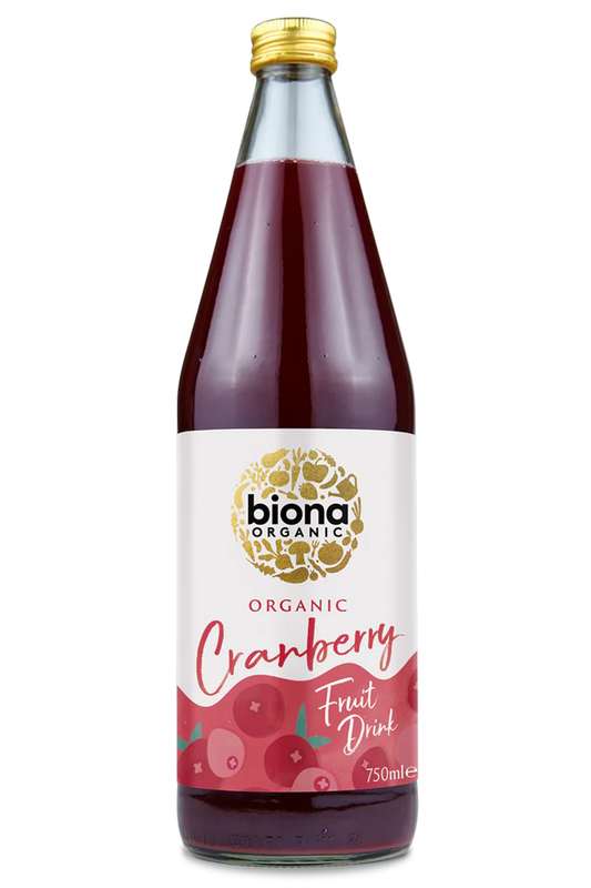 Organic Cranberry Fruit Drink 750ml (Biona) | Healthy Supplies