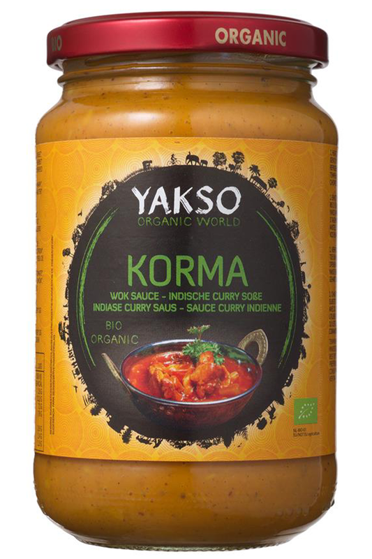 Organic Korma Sauce 350g (Yakso) | Healthy Supplies