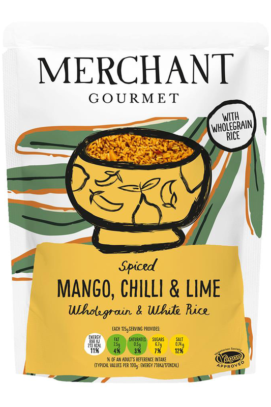 Mango, Chilli & Lime Rice 250g (Merchant Gourmet) | Healthy Supplies