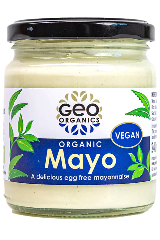 Organic Vegan Mayonnaise 240ml (Geo Organics) | Healthy Supplies