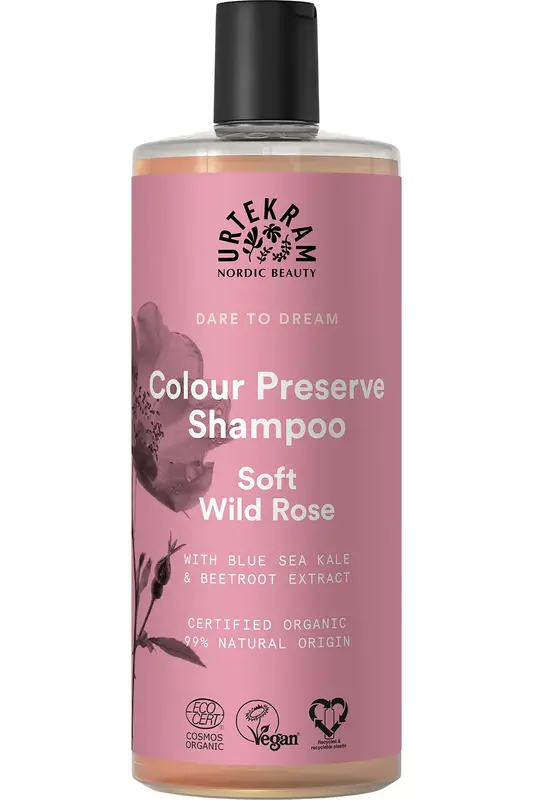 Organic Soft Wild Rose Shampoo 500ml (Urtekram) | Healthy Supplies