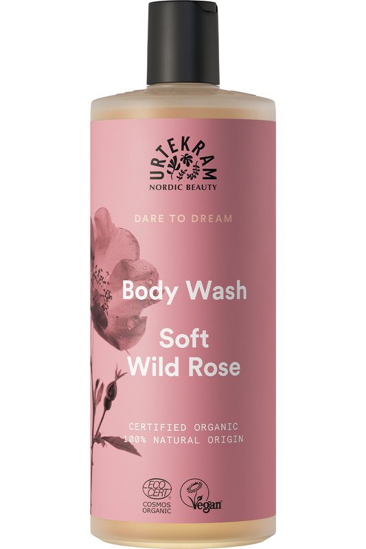 Organic Soft Wild Rose Body Wash 500ml (Urtekram) | Healthy Supplies