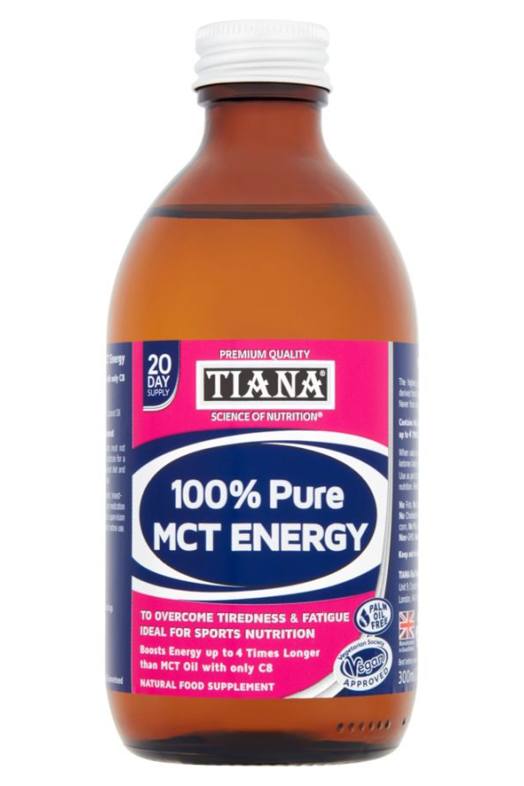 High Strength 100% Pure MCT Energy 300ml (Tiana) | Healthy Supplies