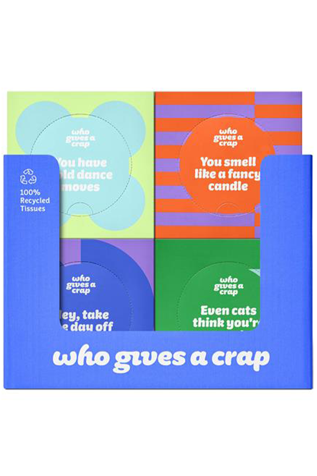 100% Recycled Facial Tissues Box 66 Sheets (Who Gives A Crap) | Healthy ...