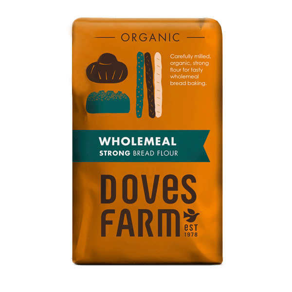 Organic Wholemeal Strong Bread Flour 1.5kg (Doves Farm) | Healthy Supplies