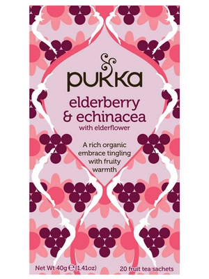 Elderberry & Echinacea Tea, Organic 20 x Sachets (Pukka ...