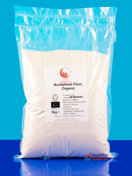 Buckwheat Flour, Organic 1kg (Sussex Wholefoods) - HealthySupplies.co ...