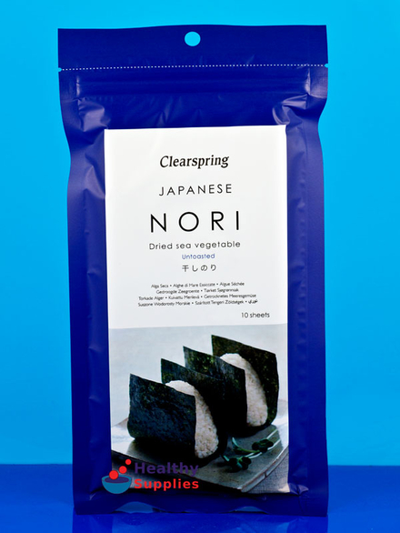 Nori Sheets, Untoasted, 25g (Clearspring) - HealthySupplies.co.uk. Buy ...