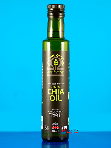 Organic Chia Oil 250ml (My Chia) - HealthySupplies.co.uk. Buy Online.