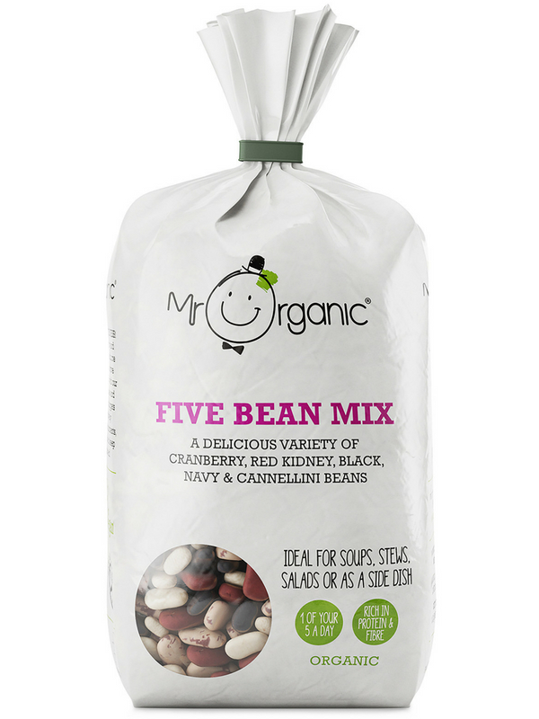 Five Beans Soup Mix, Organic 500g (Mr Organic) | Healthy Supplies