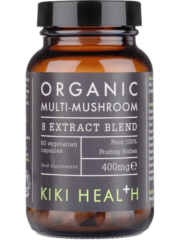 Organic 8 Mushroom Extract Blend 60 capsules (KIKI Health) | Healthy ...