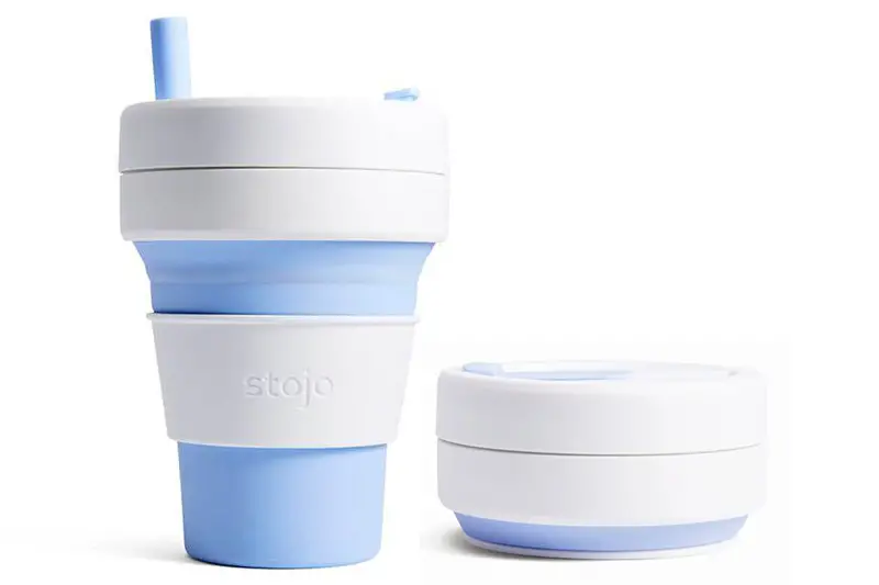 Biggie Collapsible Cup Sky 470ml (Stojo) | Healthy Supplies