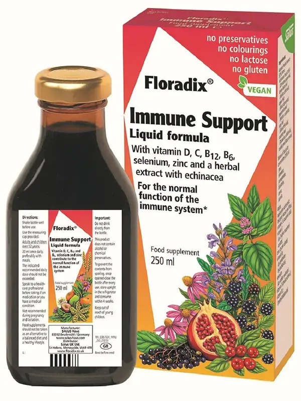 Immune Support Liquid Formula 250ml (Floradix) | Healthy Supplies