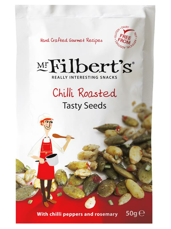 Chilli Roasted Tasty Seeds 50g (Mr Filbert's) | Healthy Supplies