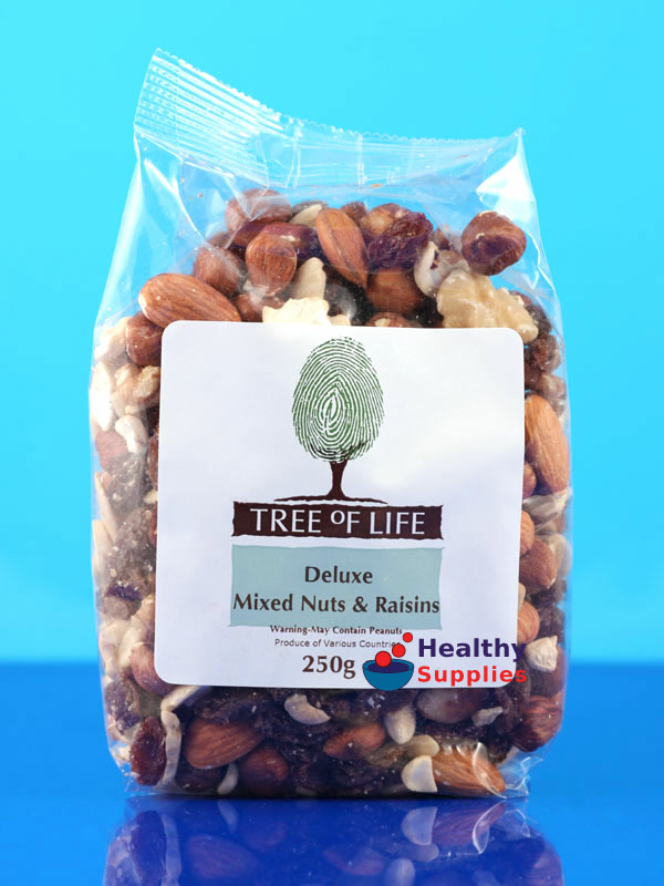 Tree of Life Nuts & Raisins Deluxe Mix 250g | Healthy Supplies