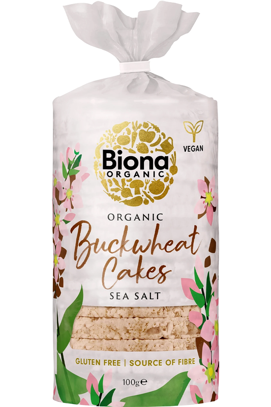 Organic Gluten Free Buckwheat Cakes 100g (Biona) | Healthy Supplies