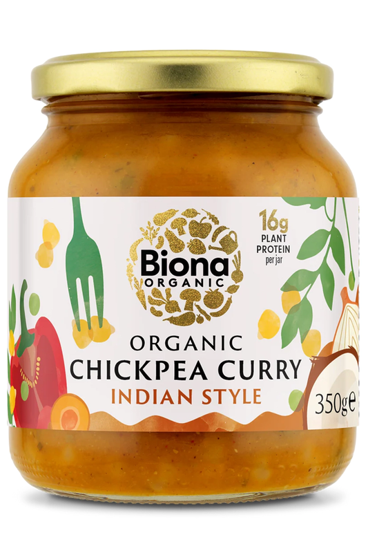 Organic Chickpea Coconut Curry Indian Style 350g (Biona) | Healthy Supplies