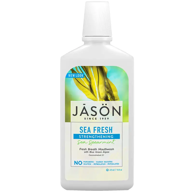 Sea Fresh Strengthening Mouthwash 473ml (Jason) | Healthy Supplies