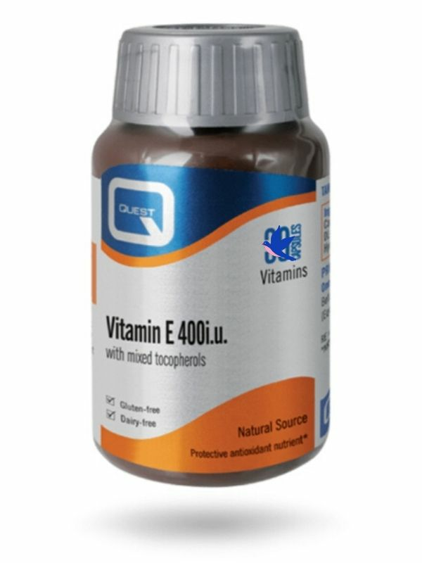 Vitamin E 400 iu 60 capsule (Quest) | Healthy Supplies