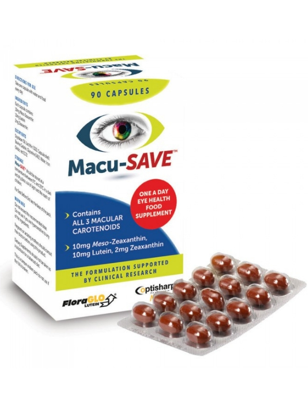 Eye Health Supplement, 90 Capsules (MacuSave) | Healthy Supplies
