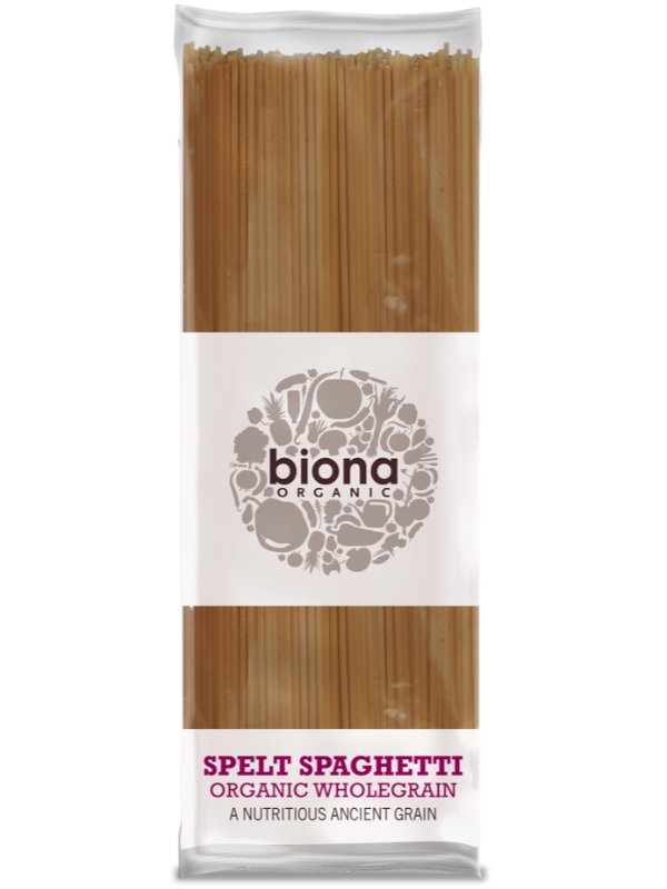 Wholegrain Spelt Spaghetti 500g, Organic (Biona) | Healthy Supplies