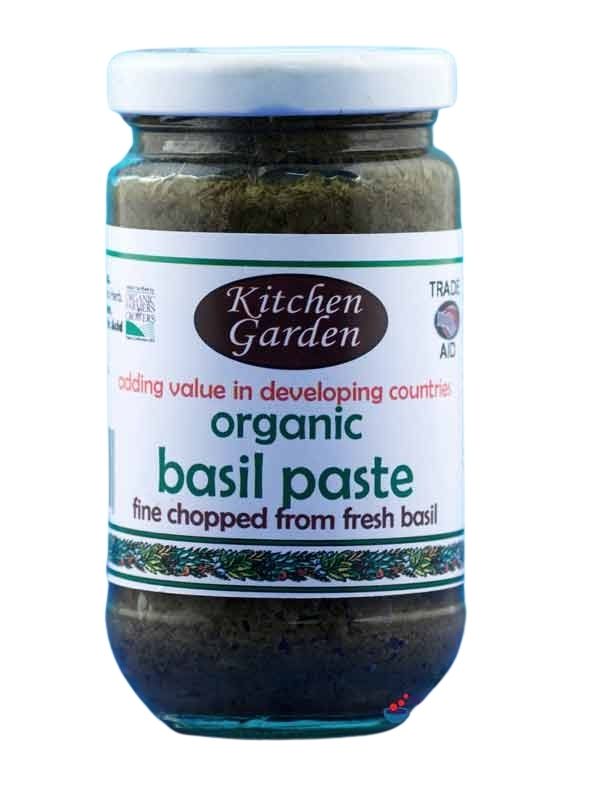 Chopped [Minced] Basil, Organic 135g (Kitchen Garden) | Healthy Supplies