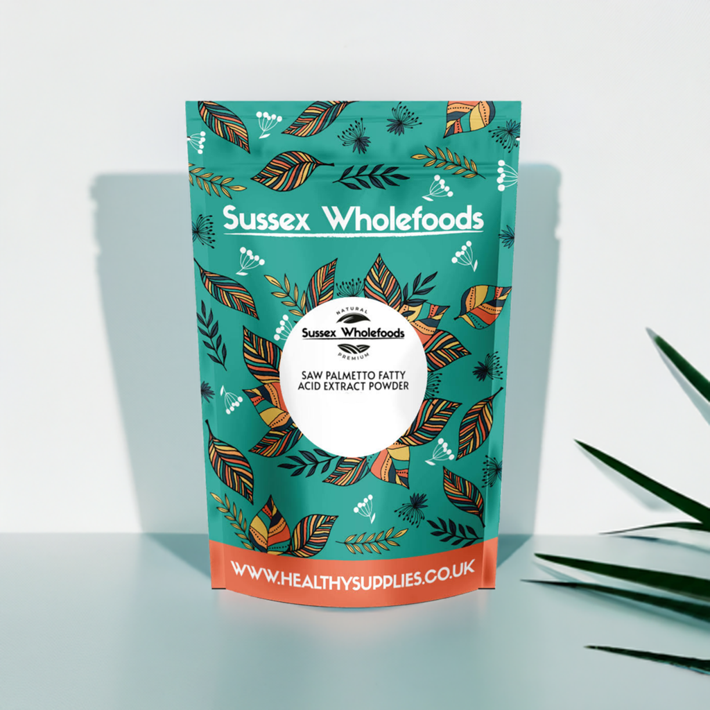 Saw Palmetto Fatty Acid Extract Powder 25g (Sussex Wholefoods ...