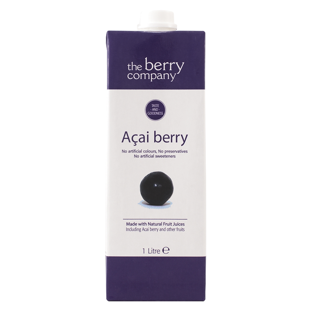 Acai Berry Juice Drink, 1 Litre (The Berry Company) | Healthy Supplies