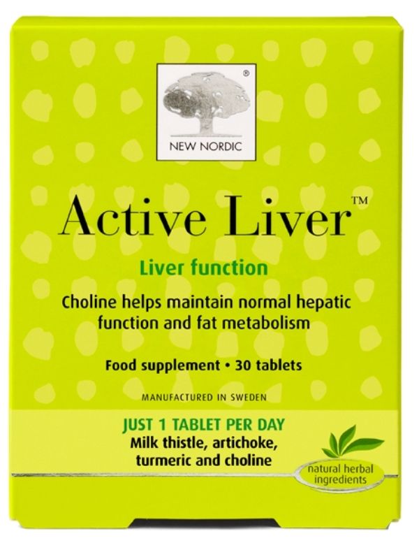 Active Liver 30 tablets (New Nordic) | Healthy Supplies