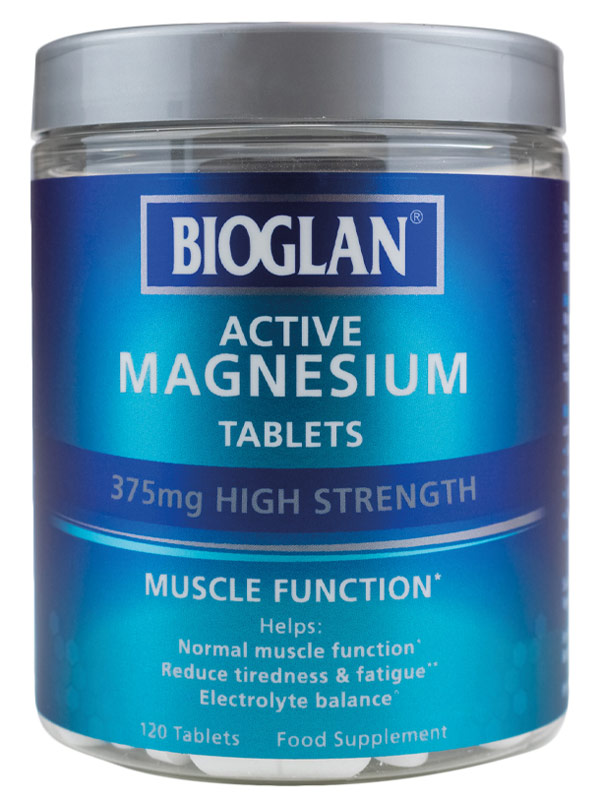 Active Magnesium, 120 Tablets (Bioglan) | Healthy Supplies