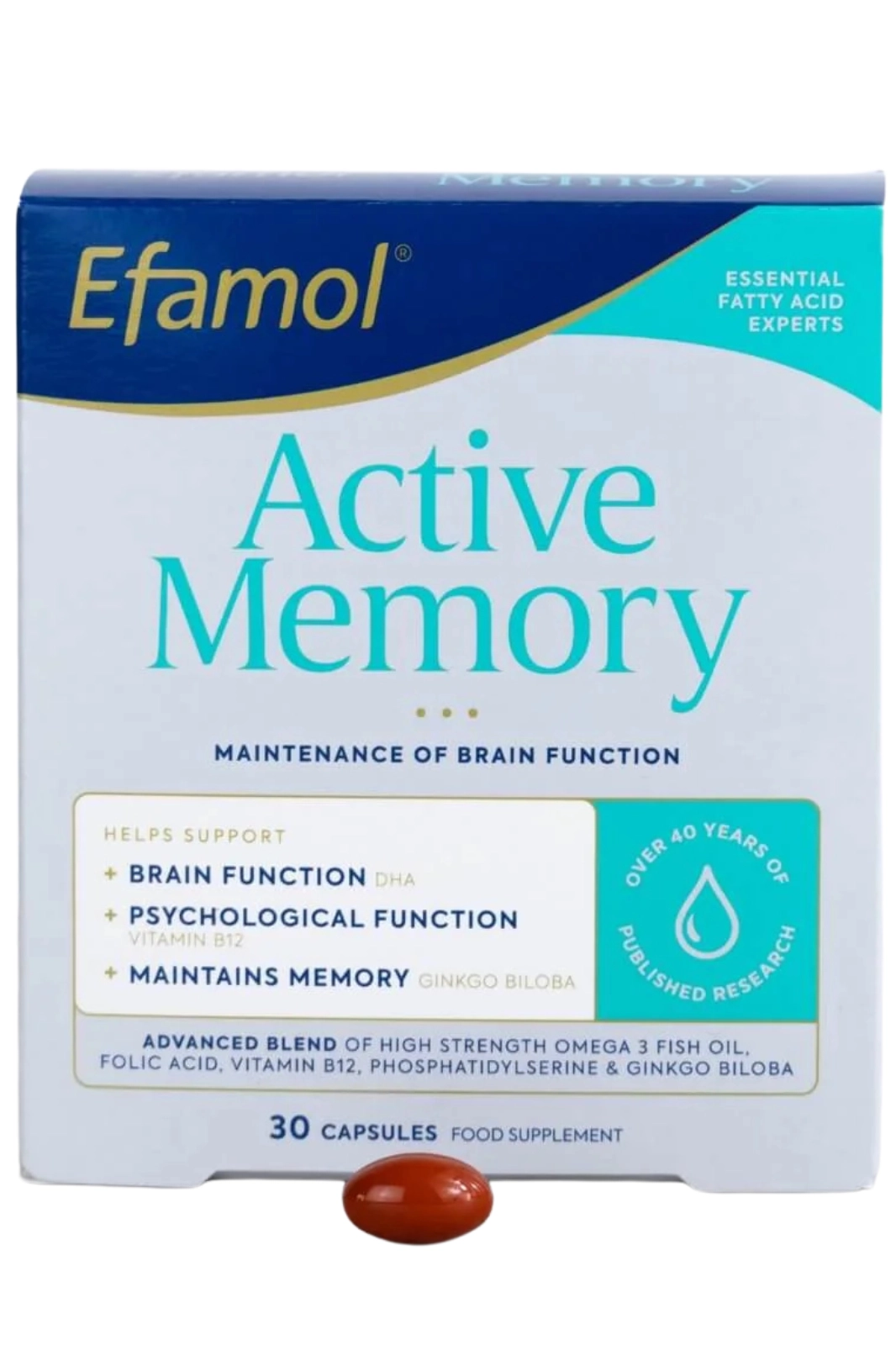 Active Memory 30 Capsules (Efamol) | Healthy Supplies