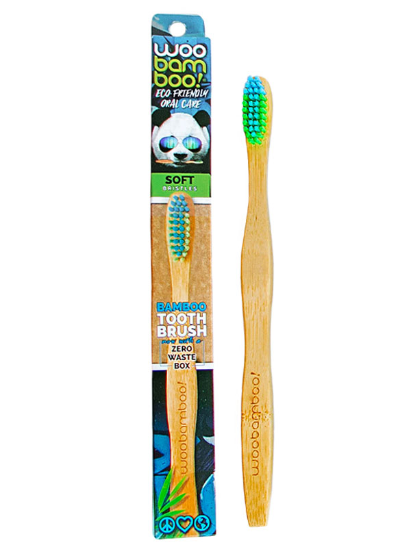 Adult Soft Bamboo Toothbrush (Woobamboo) | Healthy Supplies
