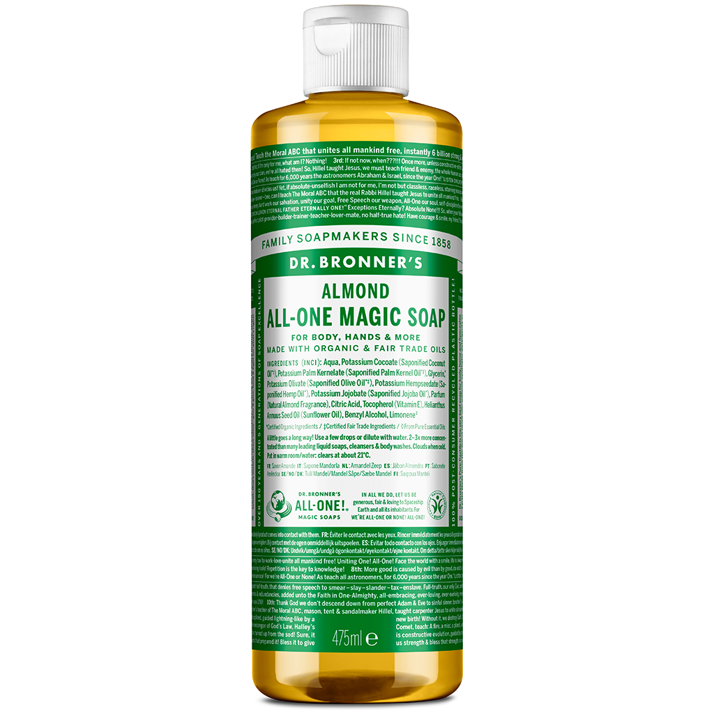All-One Magic Almond Soap 475ml (Dr. Bronner's) | Healthy Supplies