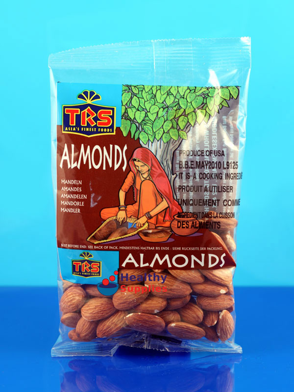 TRS Unblanched Almonds 1kg | Healthy Supplies