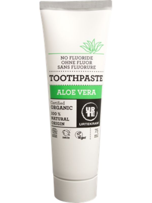 Aloe Vera Toothpaste, Organic 75ml (Urtekram) | Healthy Supplies
