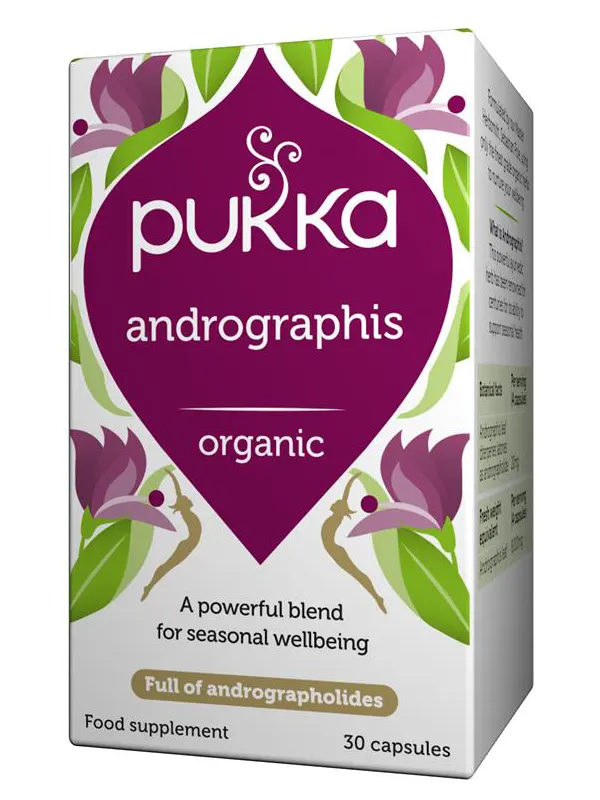 Organic Andrographis 30 Capsules (Pukka) | Healthy Supplies