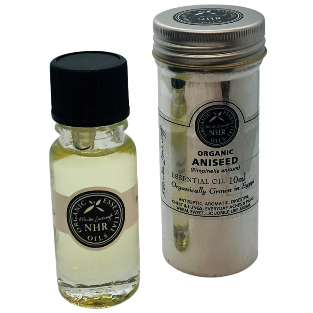 Organic Food Grade Aniseed Oil 10ml (NHR Organic Oils) | Healthy Supplies