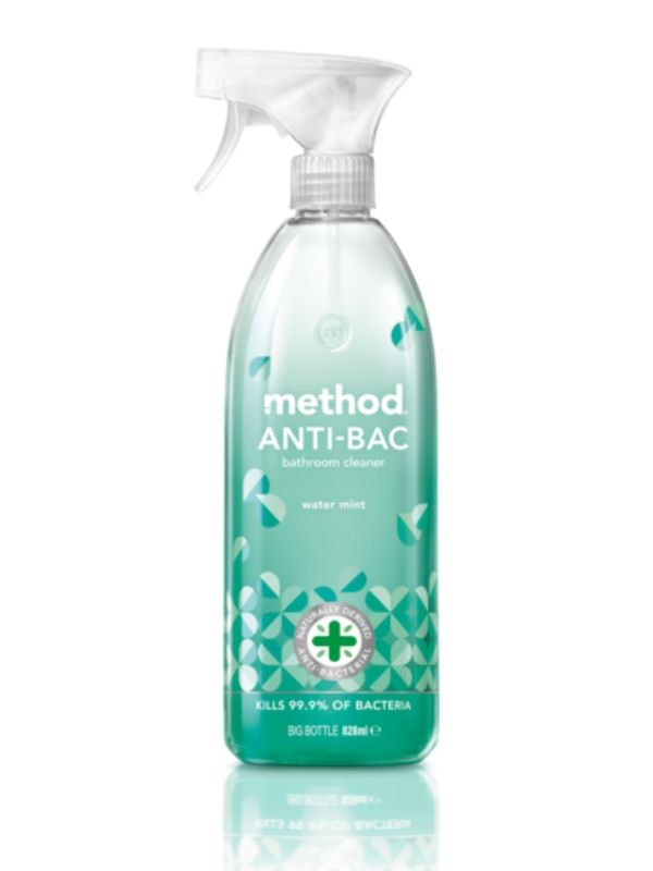Anti-bac Bathroom Cleaner Watermint 828ml (Method) | Healthy Supplies